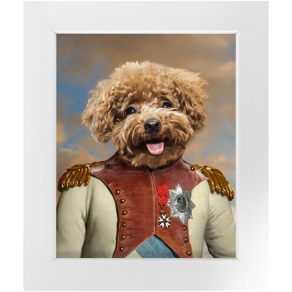 Baron D. Zert - Renaissance Inspired Custom Pet Portrait Framed Satin ...
