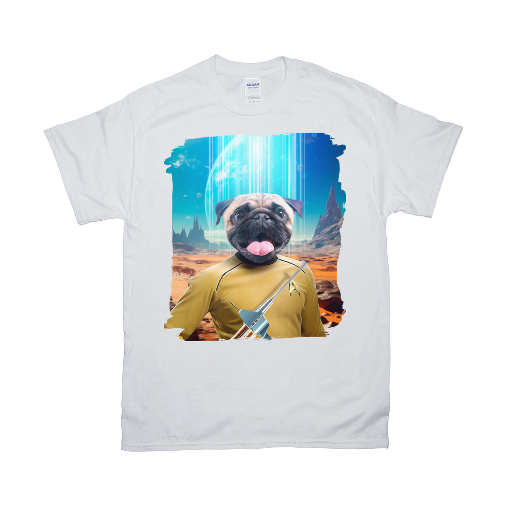 CAPTAIN QUIRK - BEAMING DOWN - Custom Pet Portrait Epic T-Shirt – Lord ...