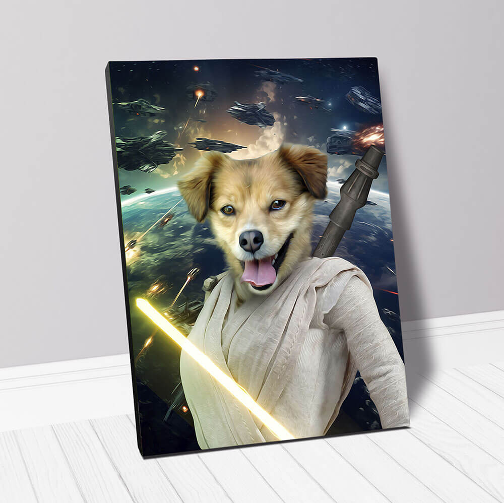 LIGHT REY IN SPACE - Rey Skywalker & Star Wars Inspired Custom Pet Por ...