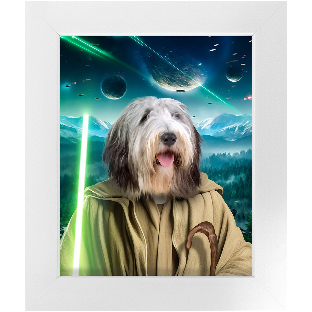 YO, DOG! IN SPACE - Yoda & Star Wars Inspired Custom Pet Portrait Fram ...