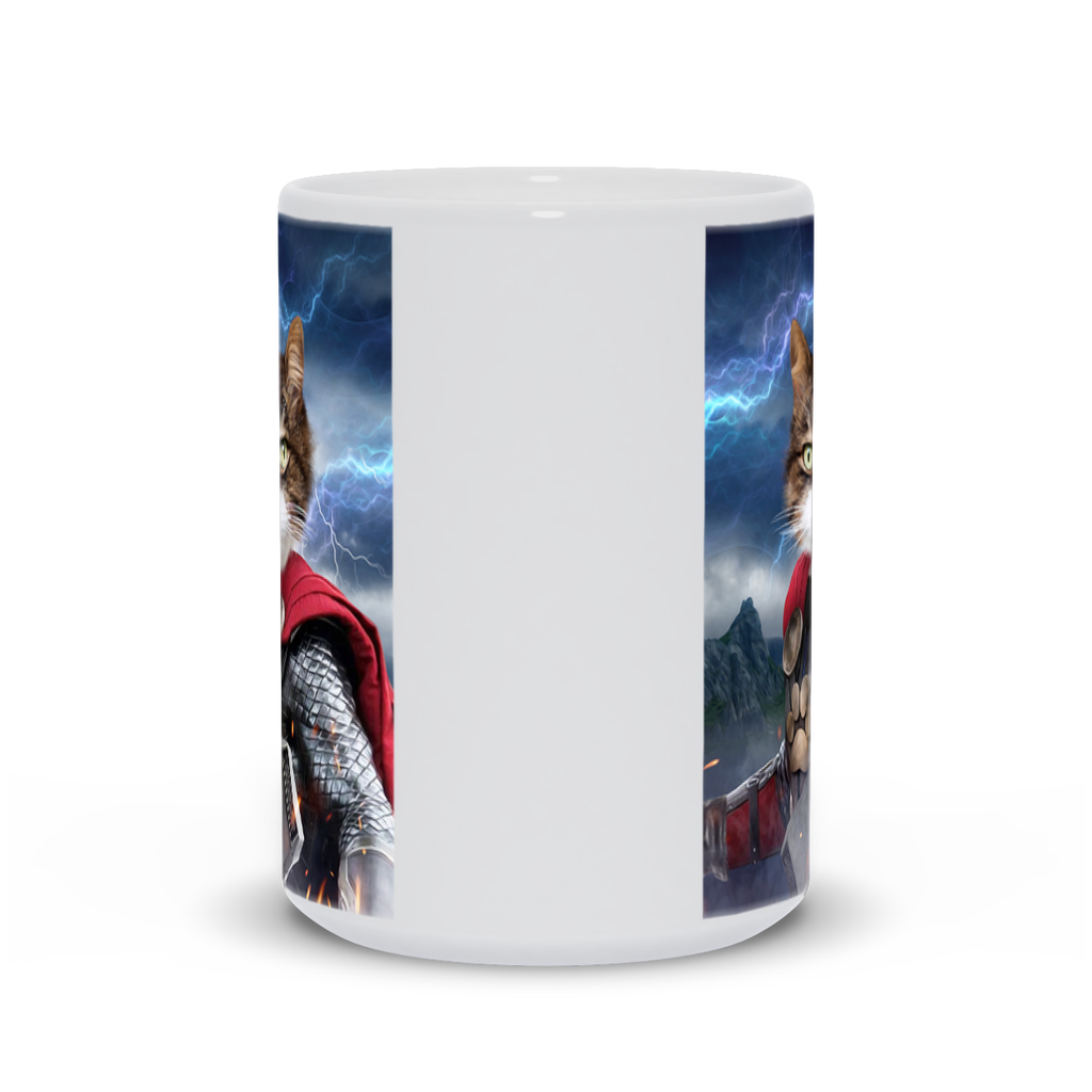 God of Blunder - Thor, Superhero Inspired Custom Pet Portrait Coffee ...