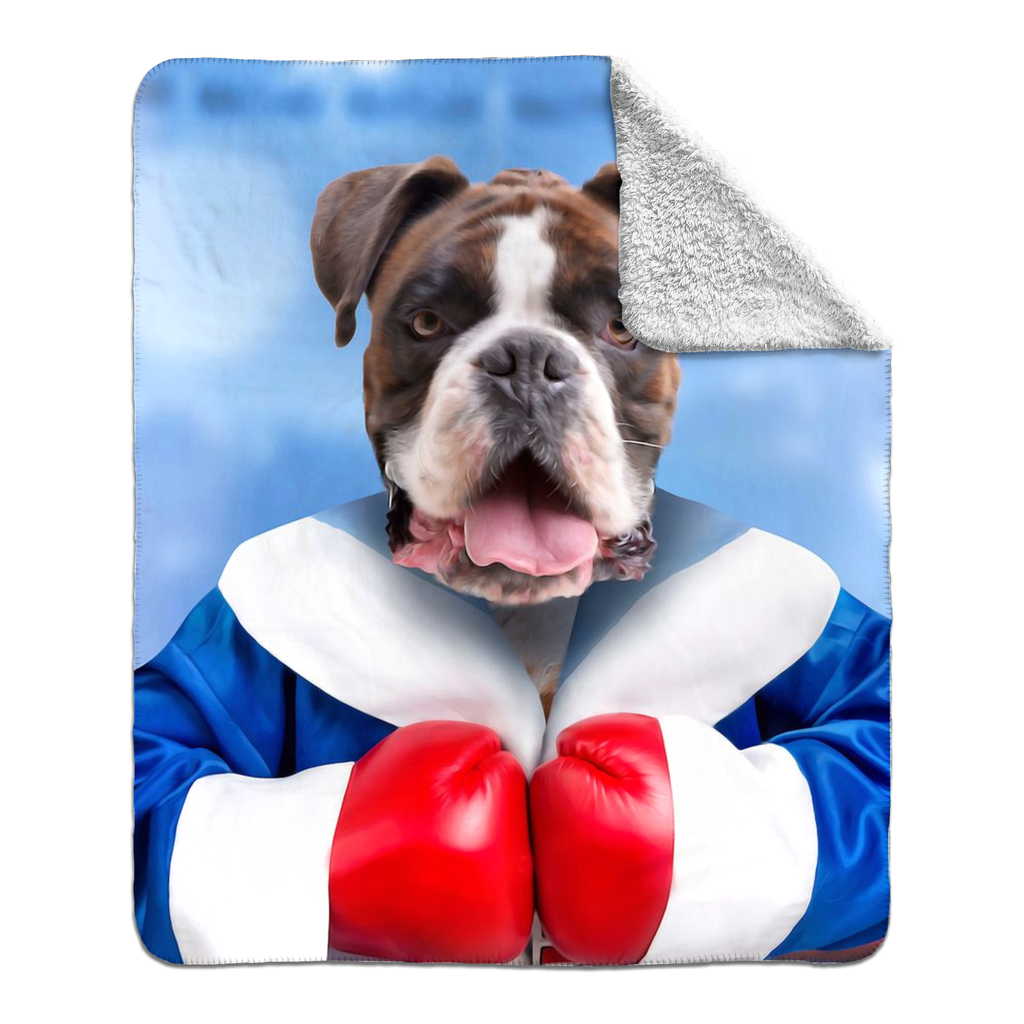 Underdog- Boxing & Sports Inspired Custom Pet Photo Blanket – Lord Of ...